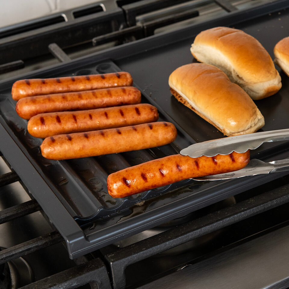 Basalt Dual Top Grill Griddle | Family-sized Griddle | Nordic Ware