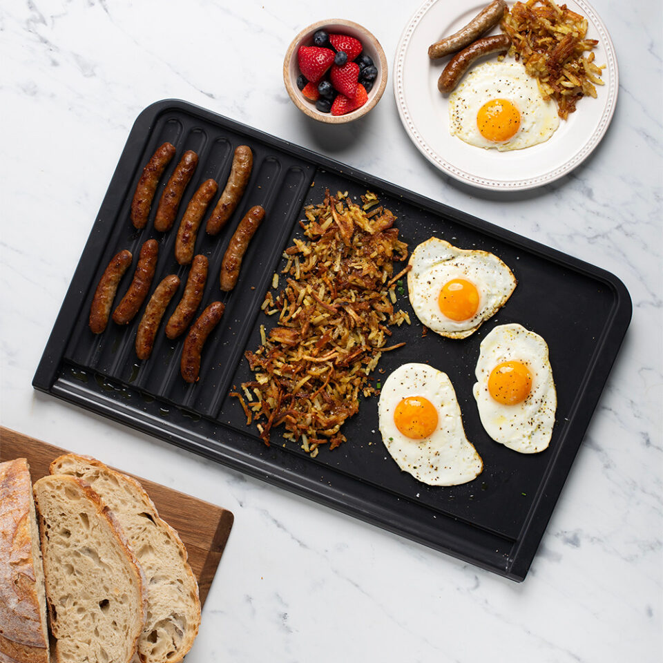 Basalt Dual Top Grill Griddle | Family-sized Griddle | Nordic Ware