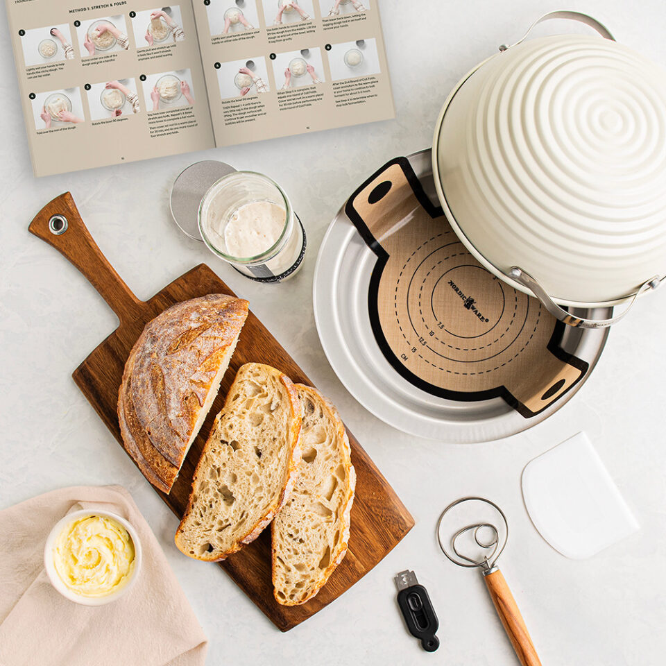 Basic 9 Piece Simply Sourdough Bread Baking Kit | Bake Artisan Bread at ...