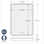 Prism Big Batch Pan with Lid | Large Rimmed Sheet Pan | Nordic Ware