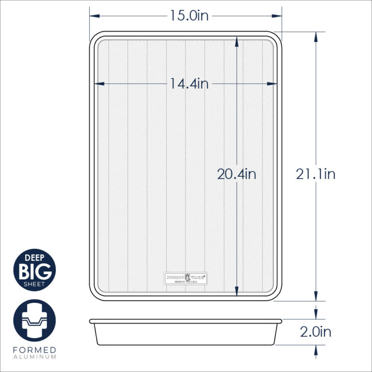 Prism Big Batch Pan with Lid | Large Rimmed Sheet Pan | Nordic Ware