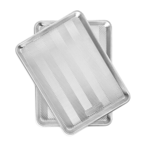 Prism Half Sheet Pan (Set of 2) | Embossed Aluminum Bakeware | Nordic Ware