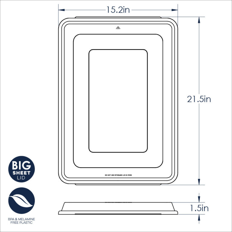 Prism Big Batch Pan with Lid | Large Rimmed Sheet Pan | Nordic Ware