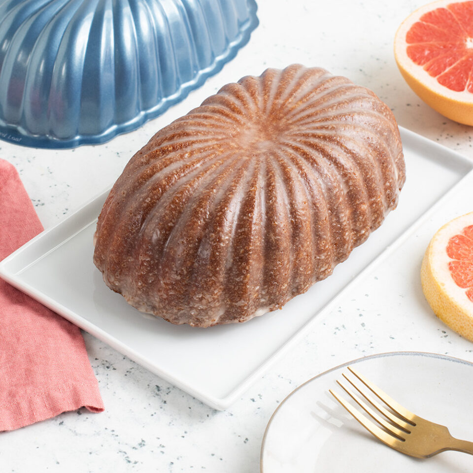 Formed Fluted Loaf Pan | 6‑Cup Cast Aluminum | Nordic Ware